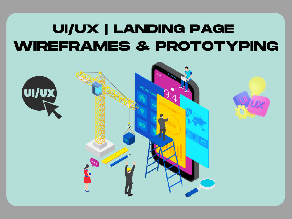 Mobile/Web Responsive Landing Page | UI UX Design | Wireframes | Prototypes | Upwork