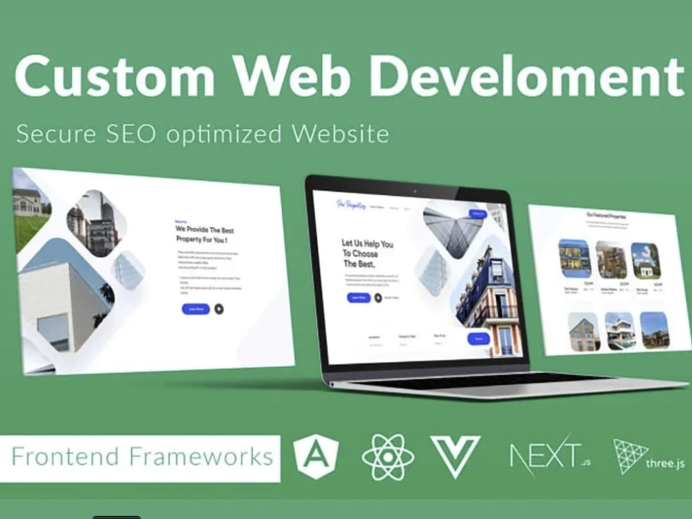 Full stack web developer for React Next js laravel node js django three js | Upwork