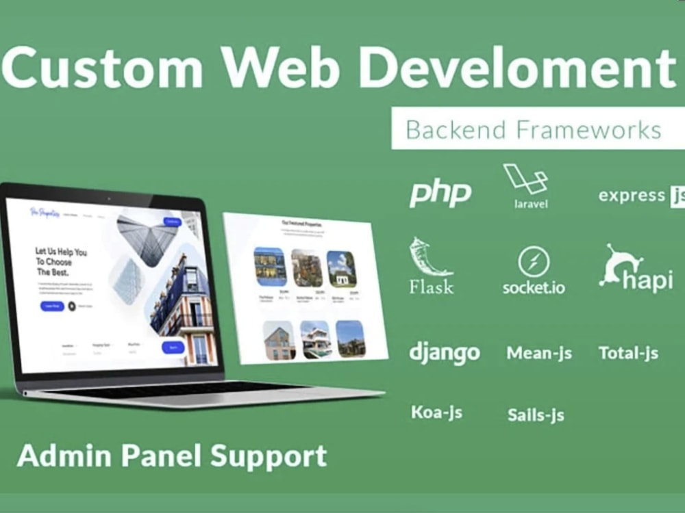 Full stack web developer for React Next js laravel node js django three js | Upwork