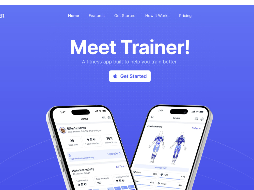 Pixel-perfect landing page built with React.js, Typescript & Next.js ...