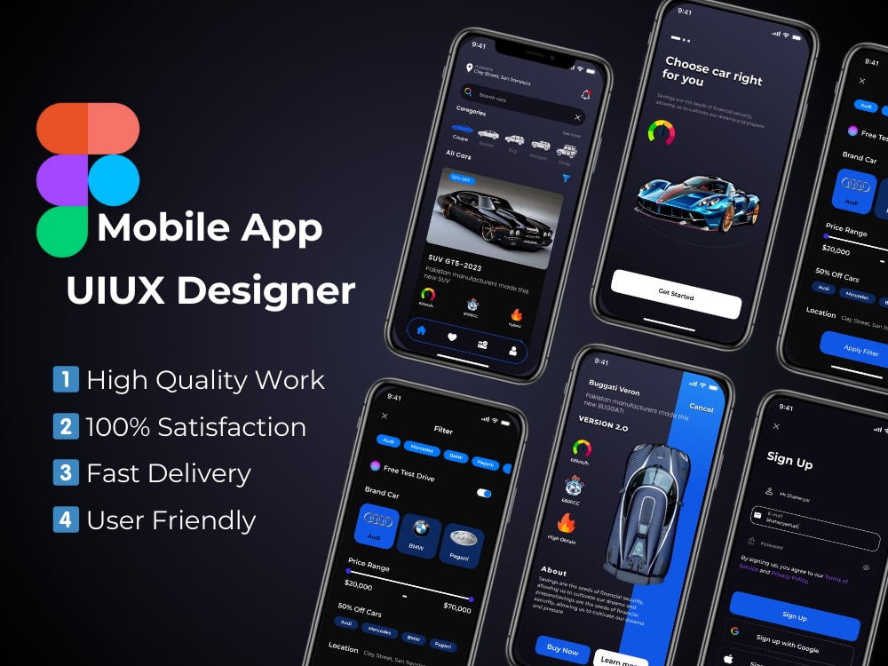 UI UX Expert-UI UX Design- Figma Design-ios and android Design-figma UI/UX | Upwork