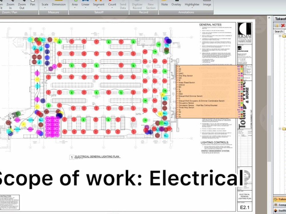 A full project material takeoff with cost estimation for all the GC trades. | Upwork