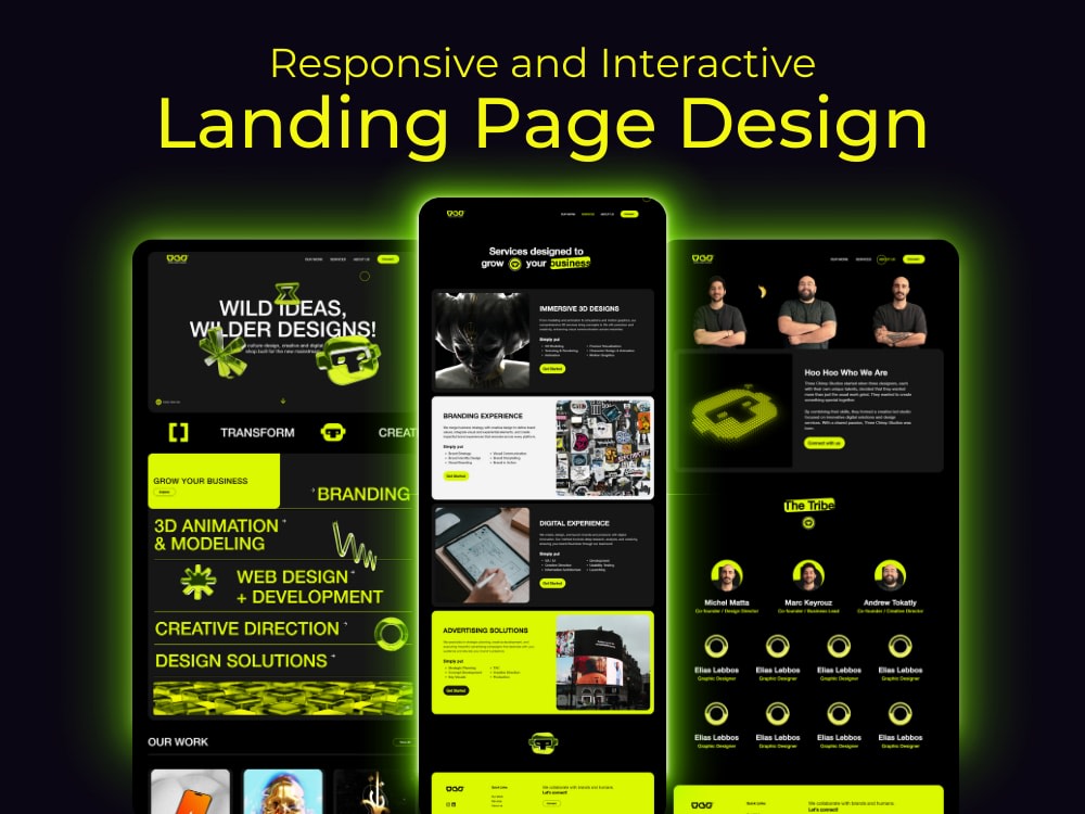 Responsive Landing Page Design from Expert Landing Page Designer | Upwork