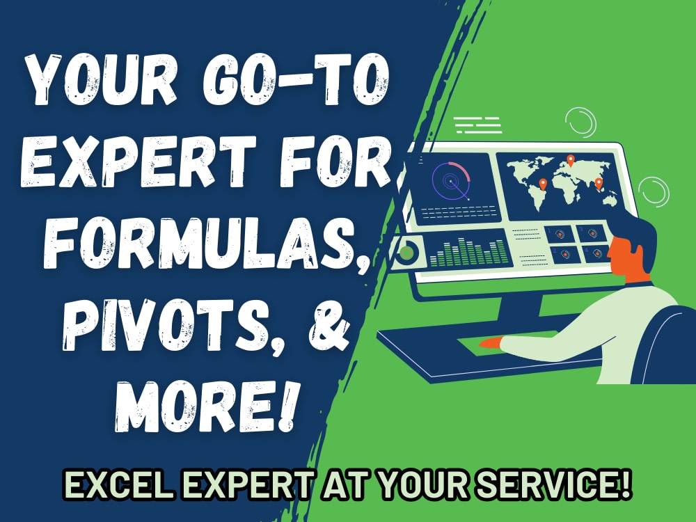 Help with any excel sheet formula arrays macro pivot table | Upwork