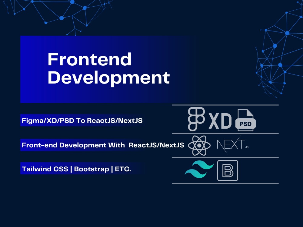 Your dream website using react.js, next.js, frontend developer | Upwork