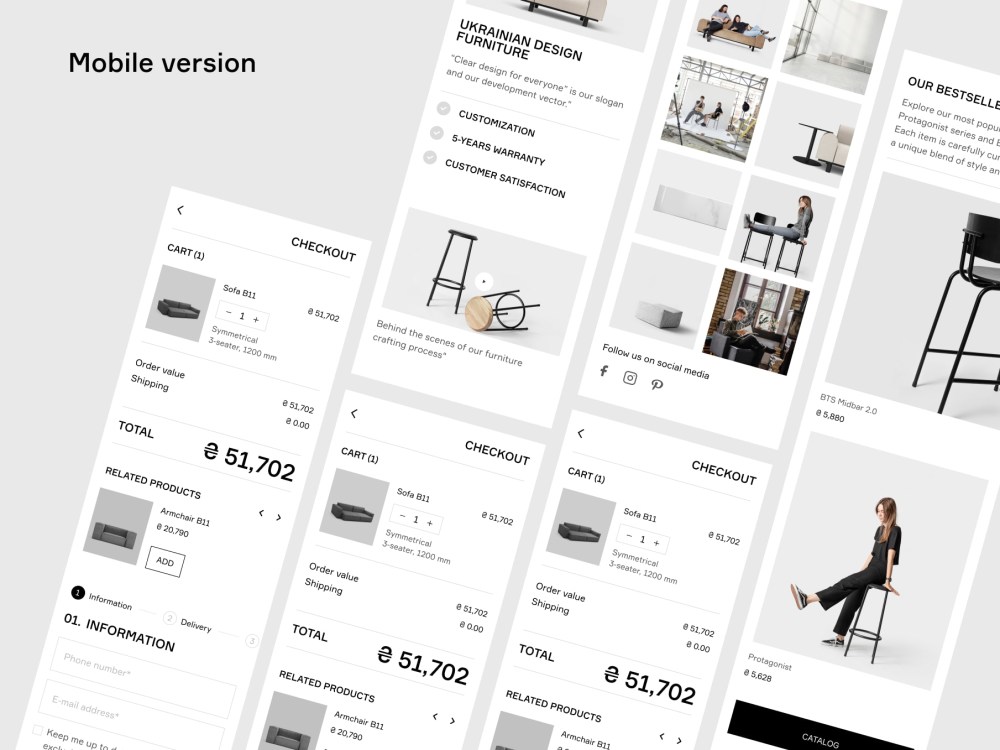 Professional Website Wireframes & UI UX Design | Figma Landing Pages ...