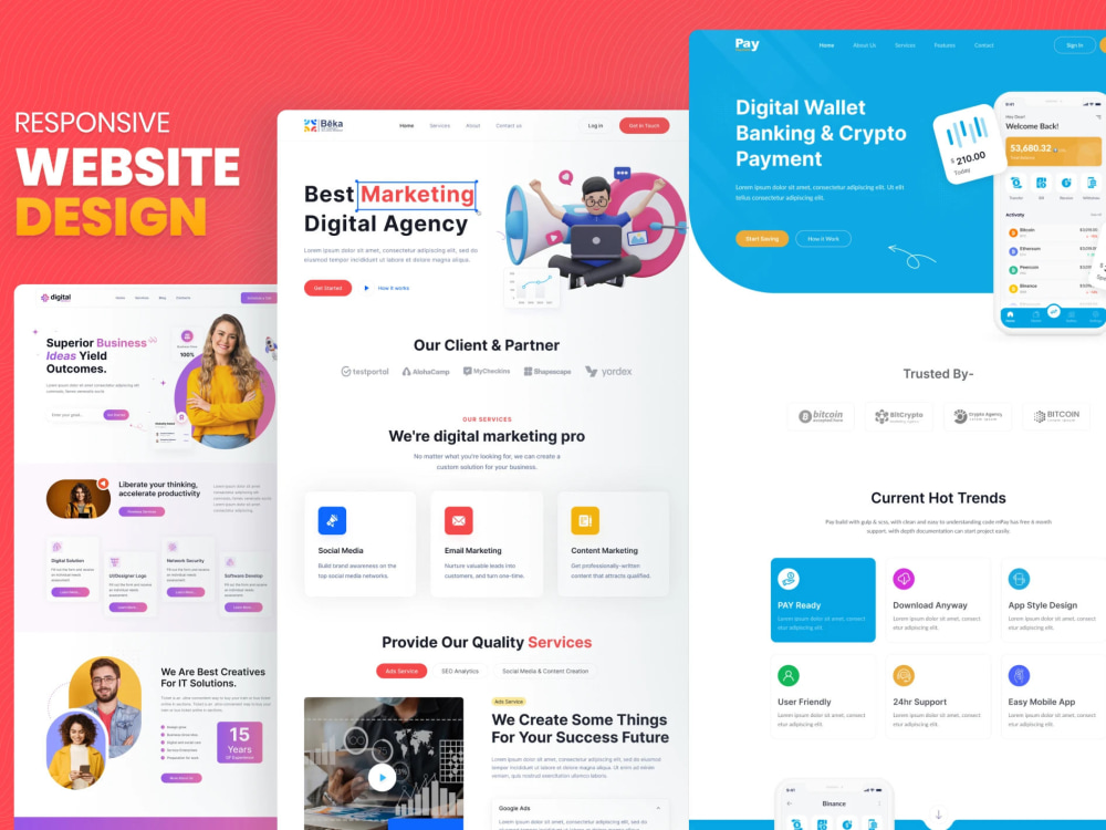 Figma website design, App UI/Ux | Upwork