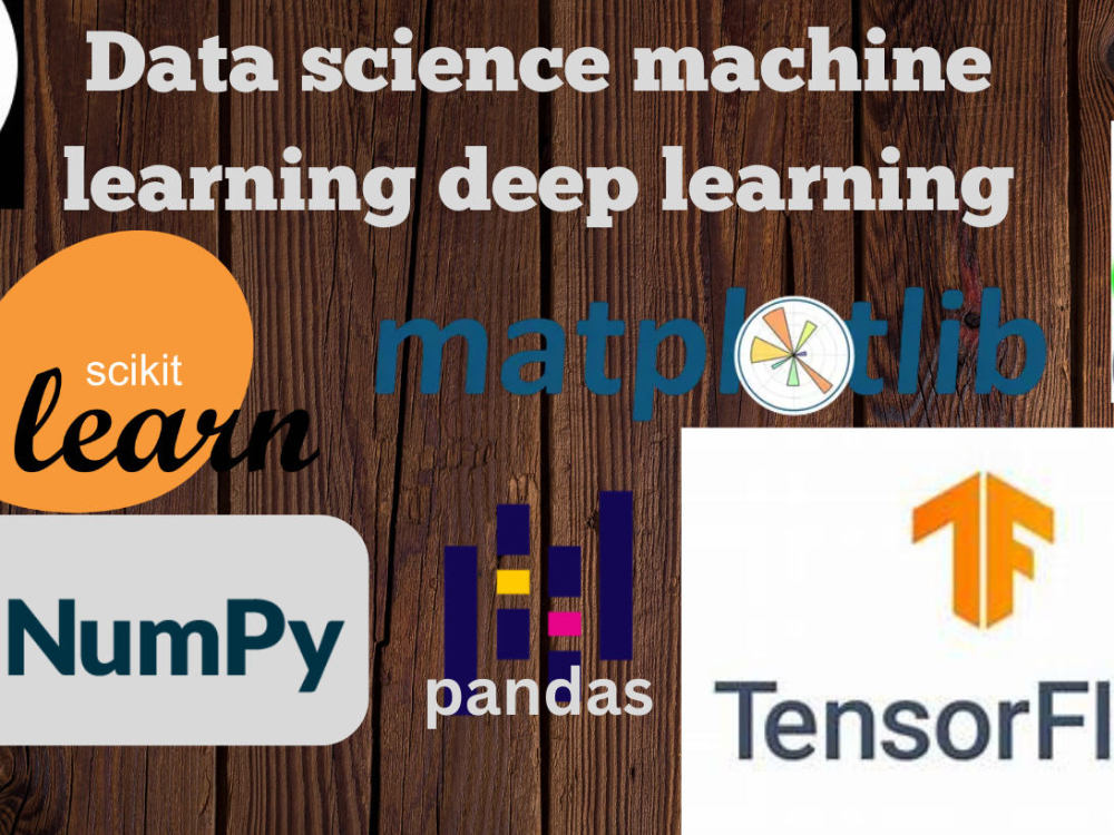 A machine learning deep learning using sklearn python pytorch tensorflow | Upwork