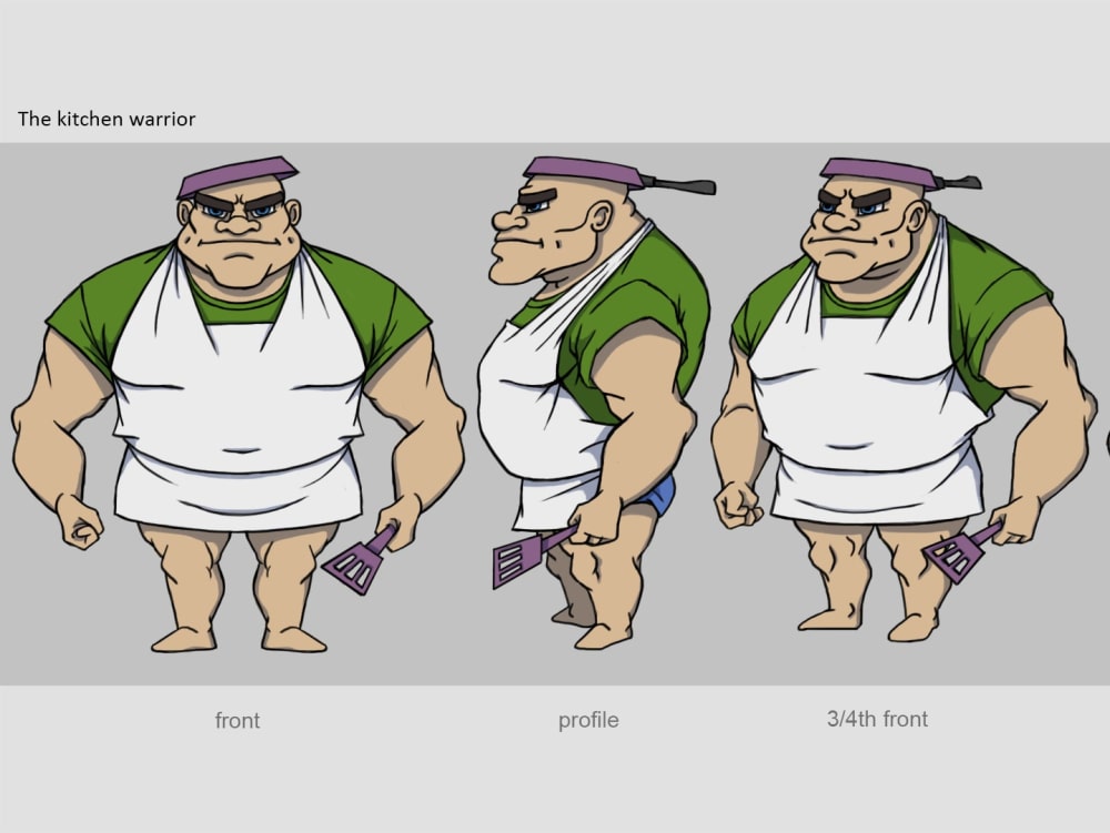 Character Design with Character Turnaround and Expression Sheet | Upwork