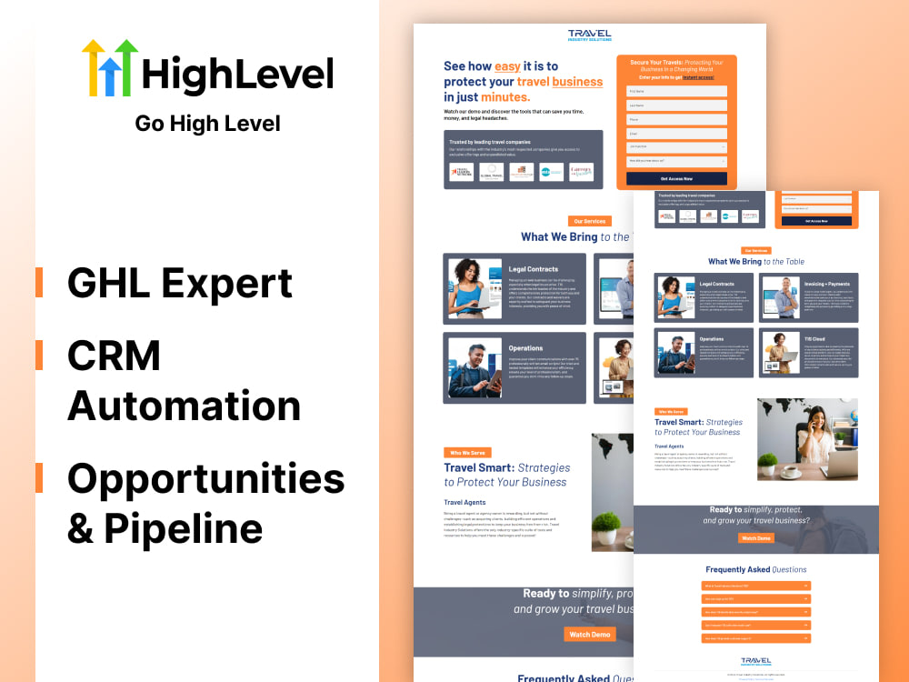 GoHighLevel Sales Funnel | GHL Expert | Go High Level Automation | GHL | Upwork