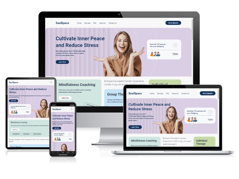(PSD/XD/Figma) to Responsive HTML/CSS | Bootstrap | TailwindCSS | Upwork