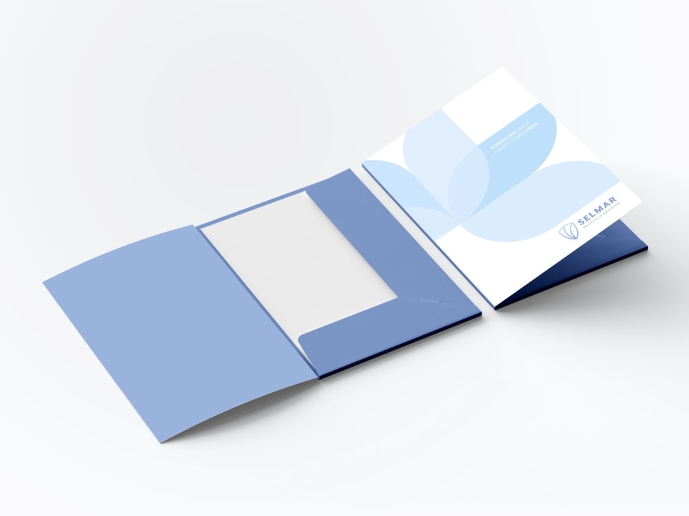 An Elegant Presentation Folder Design | Upwork