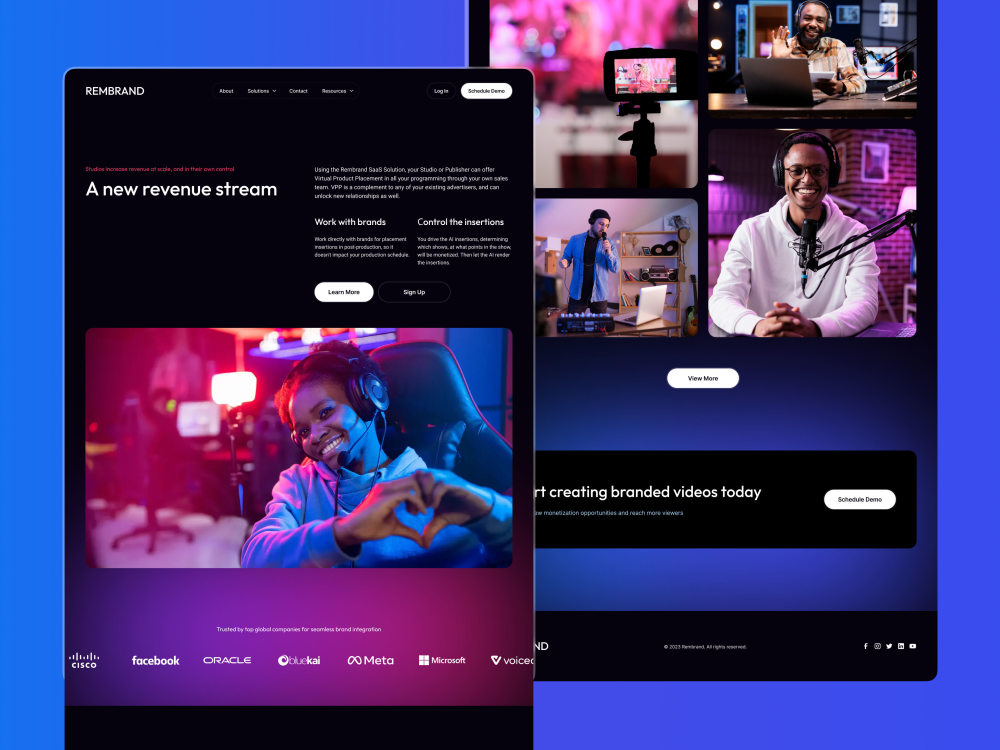 Modern and sleek UI and UX for a website | Upwork