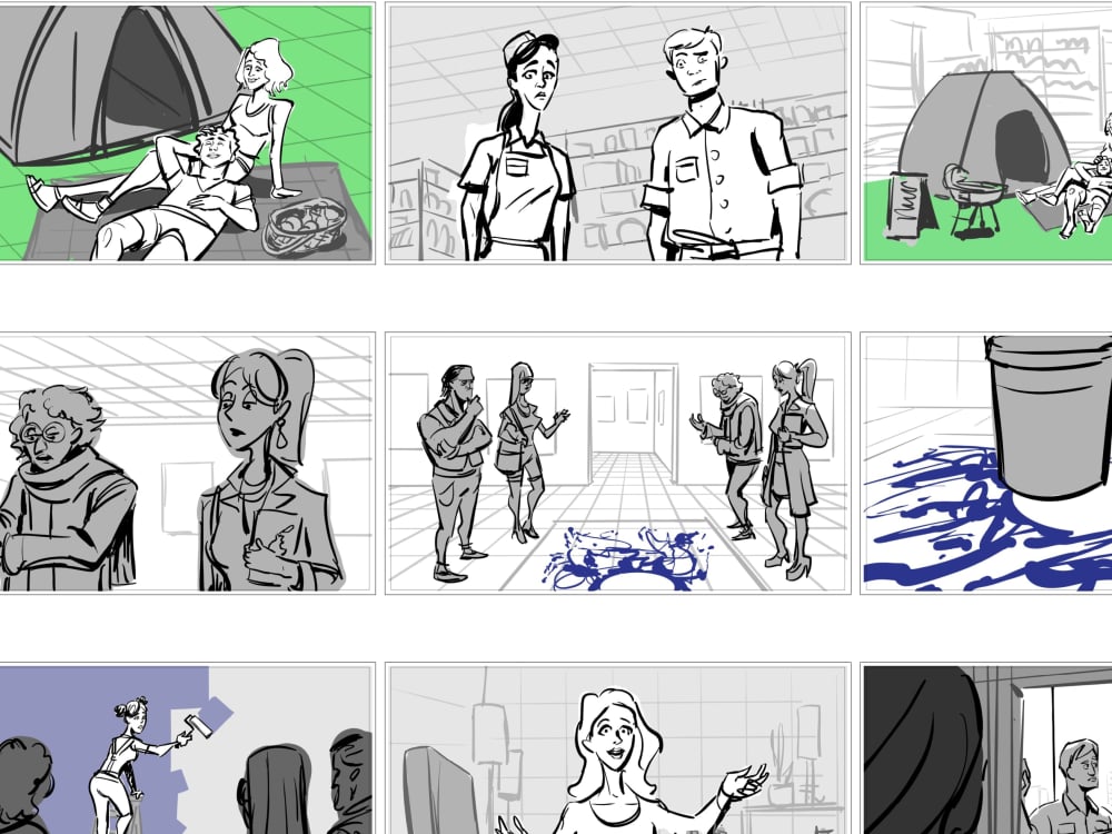 Professional storyboard panels to help visualize your creative ideas | Upwork