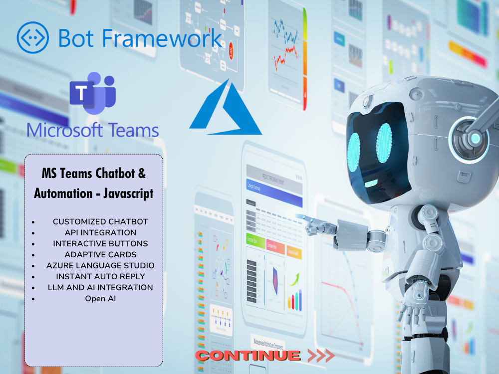Microsoft Teams Chatbot | Integration with Azure Language studio | AI ...