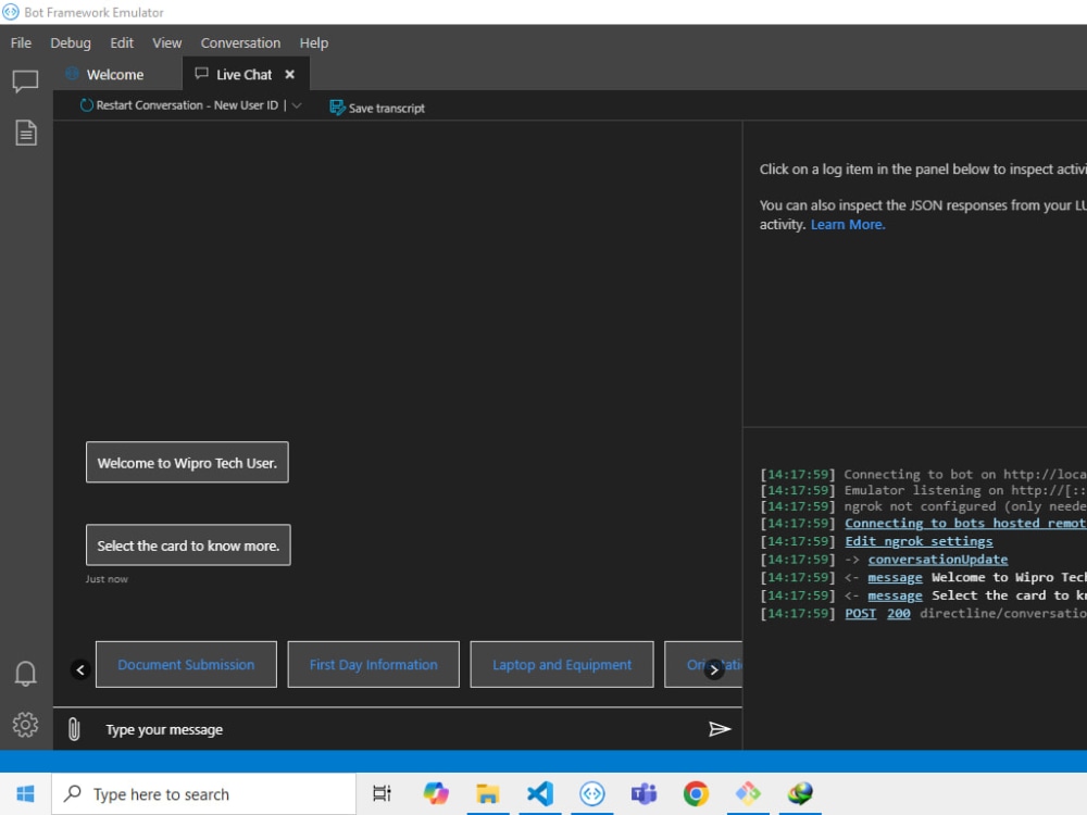 Microsoft Teams Chatbot | Integration with Azure Language studio | AI ...