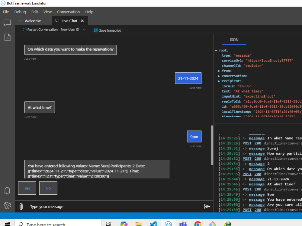 Microsoft Teams Chatbot | Integration with Azure Language studio | AI ...
