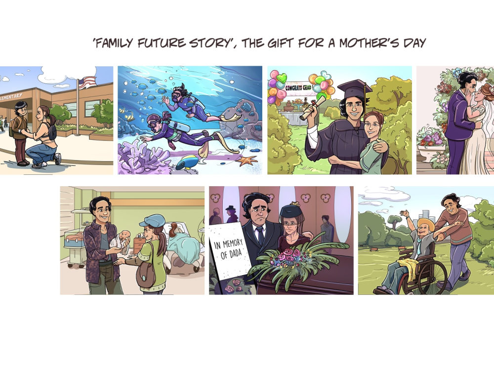 A full-color humorous comic strip with you | Upwork