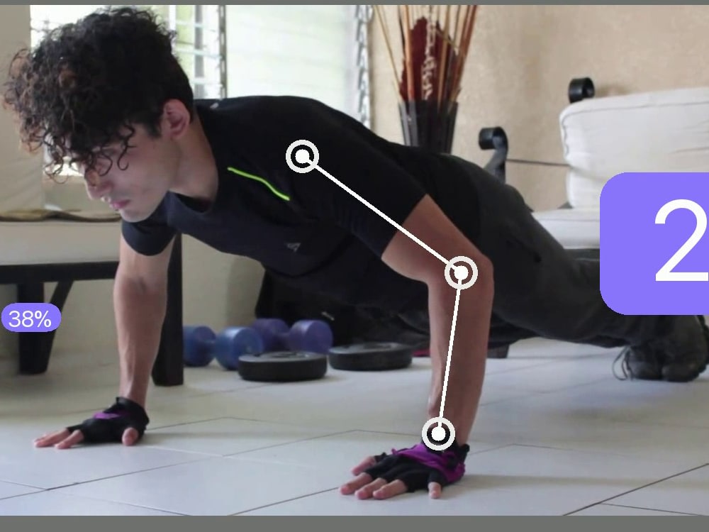 A Push ups Counter using Pose estimation and YOLO. | Upwork