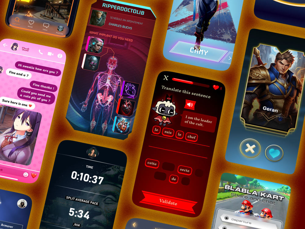 An awesome UI design for your mobile game | Upwork