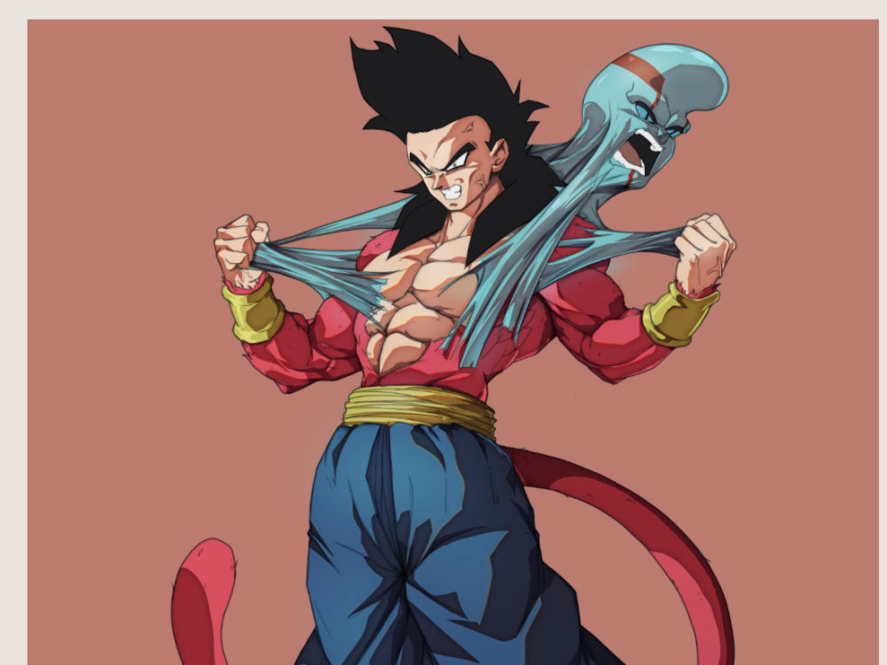 Dragon Ball Z-Style Characters Dynamic Full-Body or Waist-Up ...