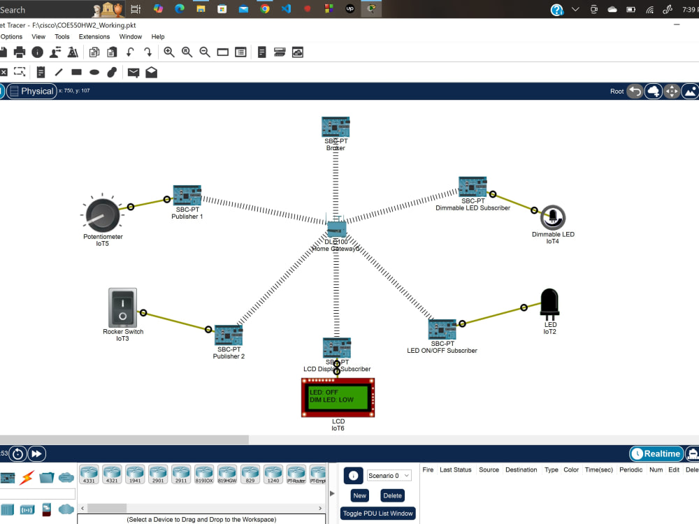 Mqtt simulation with cisco packet tracer | Upwork
