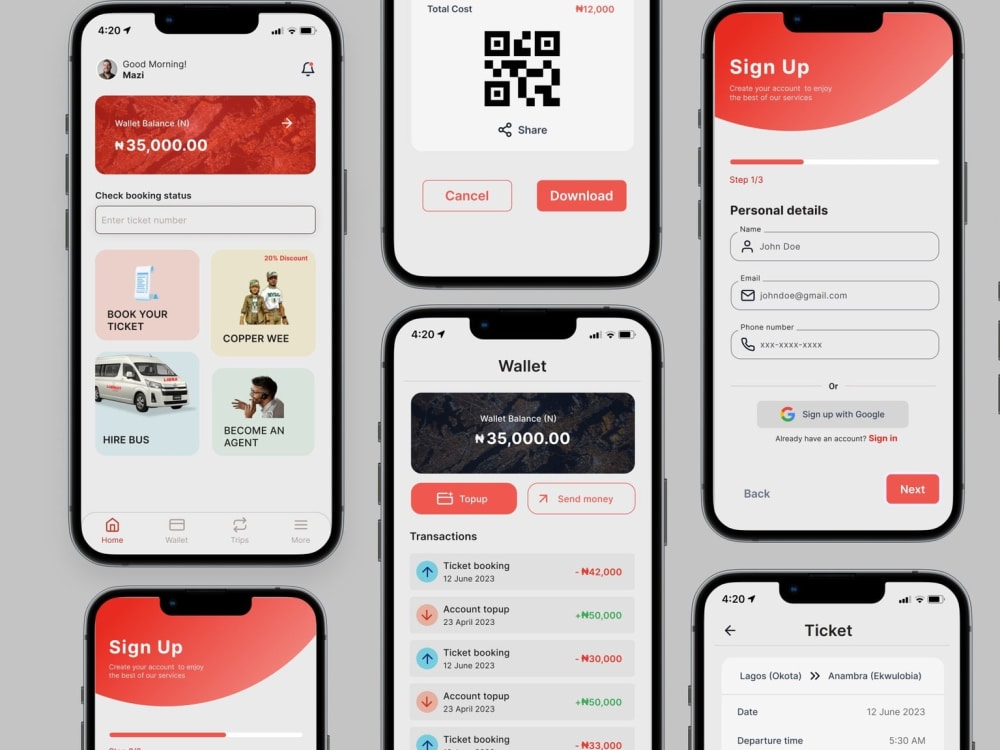 A Premium Mobile App UI/UX Design for iOS & Android | Upwork