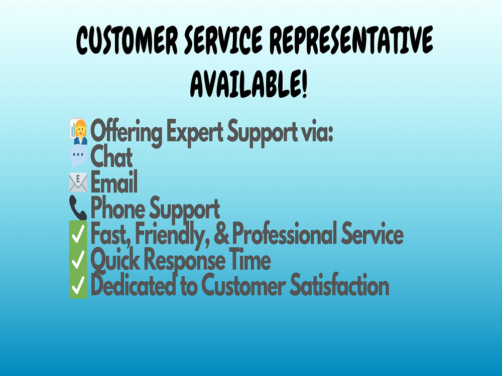 Professional E-commerce Customer Support: Reliable and Efficient | Upwork