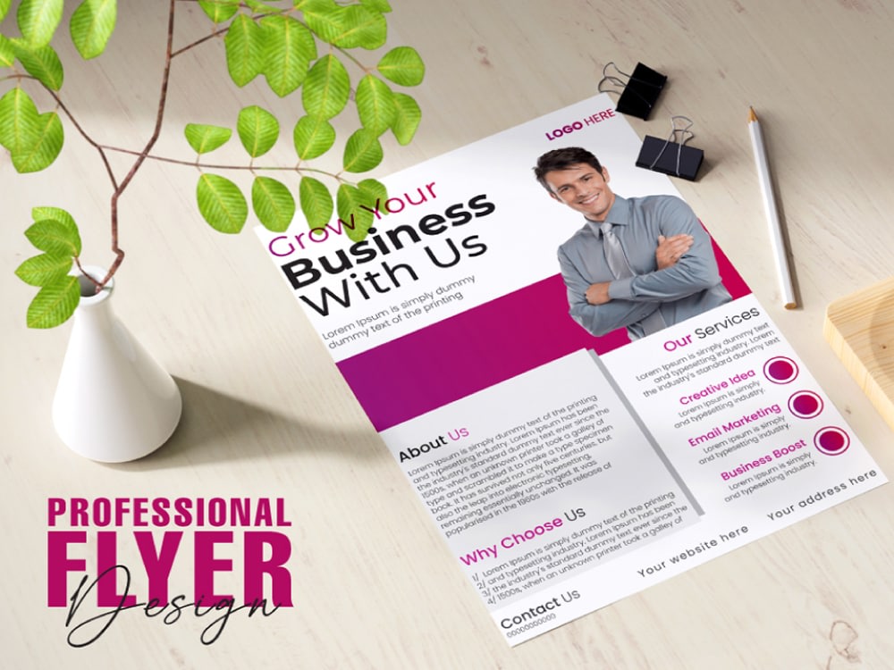 Professional flyer and door hanger design | Upwork