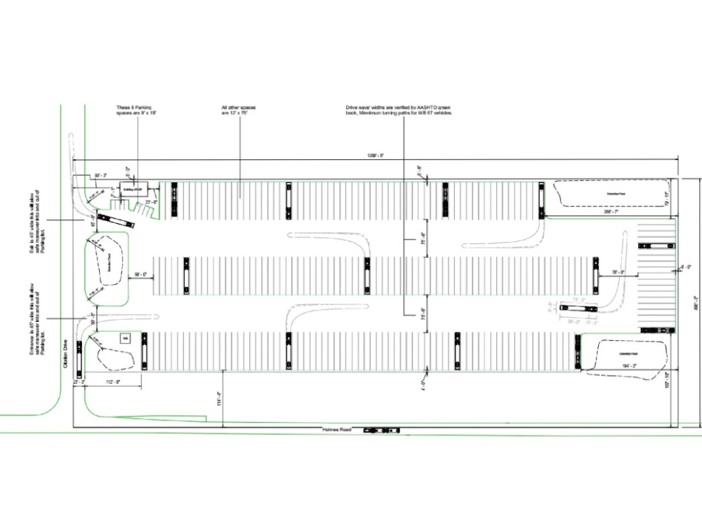 A commercial parking lot design | Upwork
