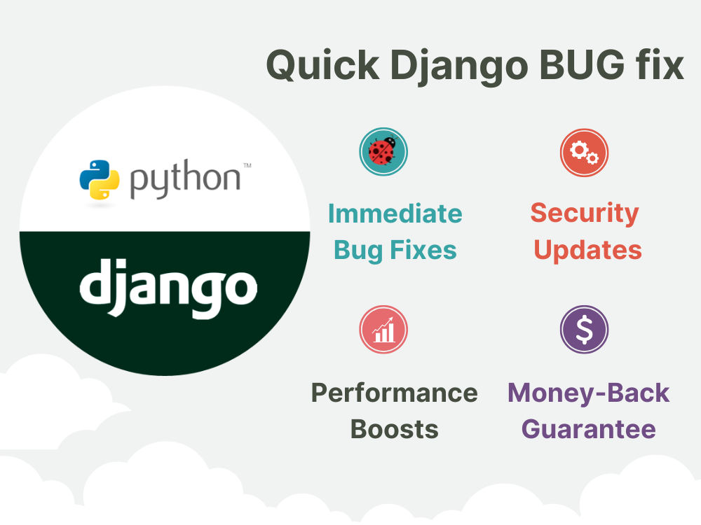 Fast bug fixes for your existing Django and React applications | Upwork