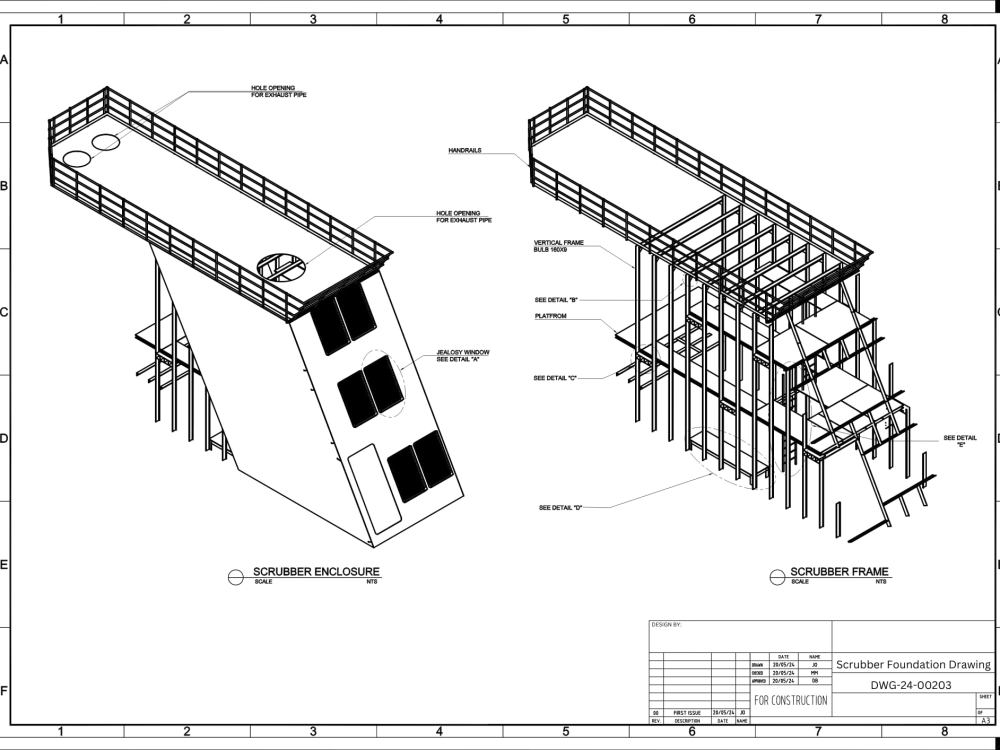 A 2D and 3D technical drawing | Upwork