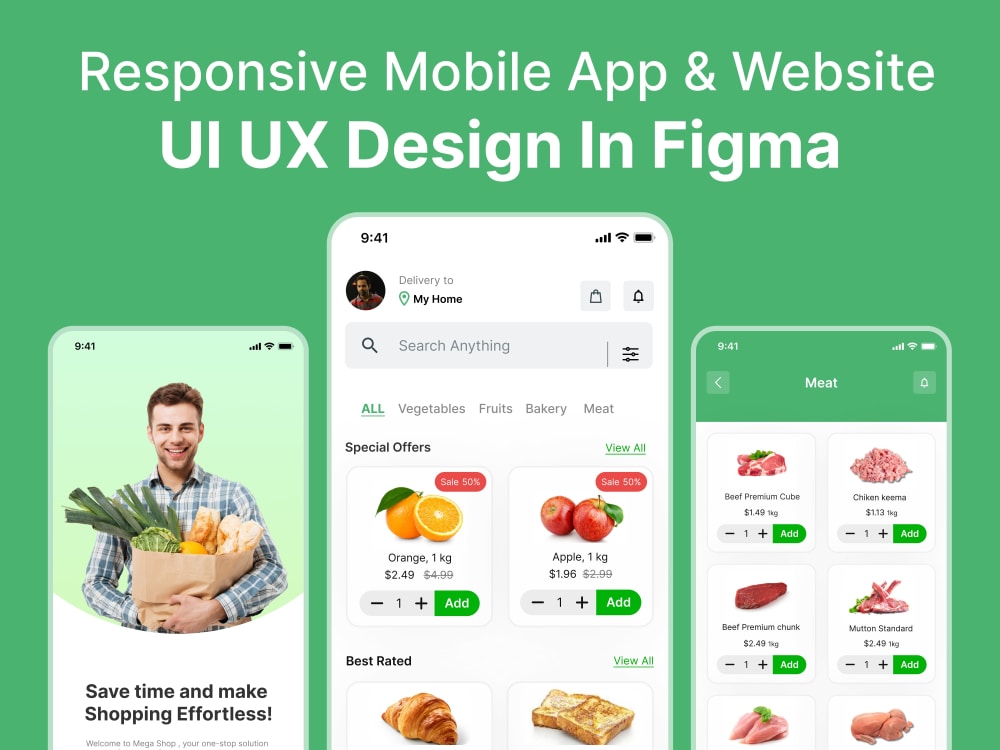 Figma mobile app design - Figma UI/UX Design - app design mock up UI/UX ...