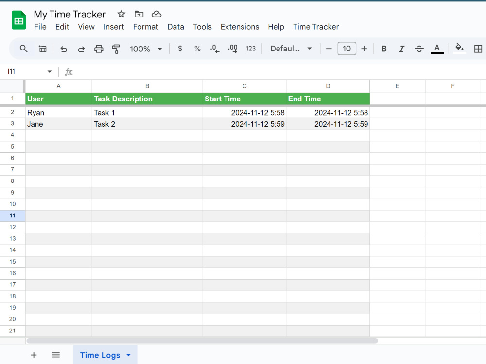A fully functional Google Apps Script and Google Sheets automation | Upwork