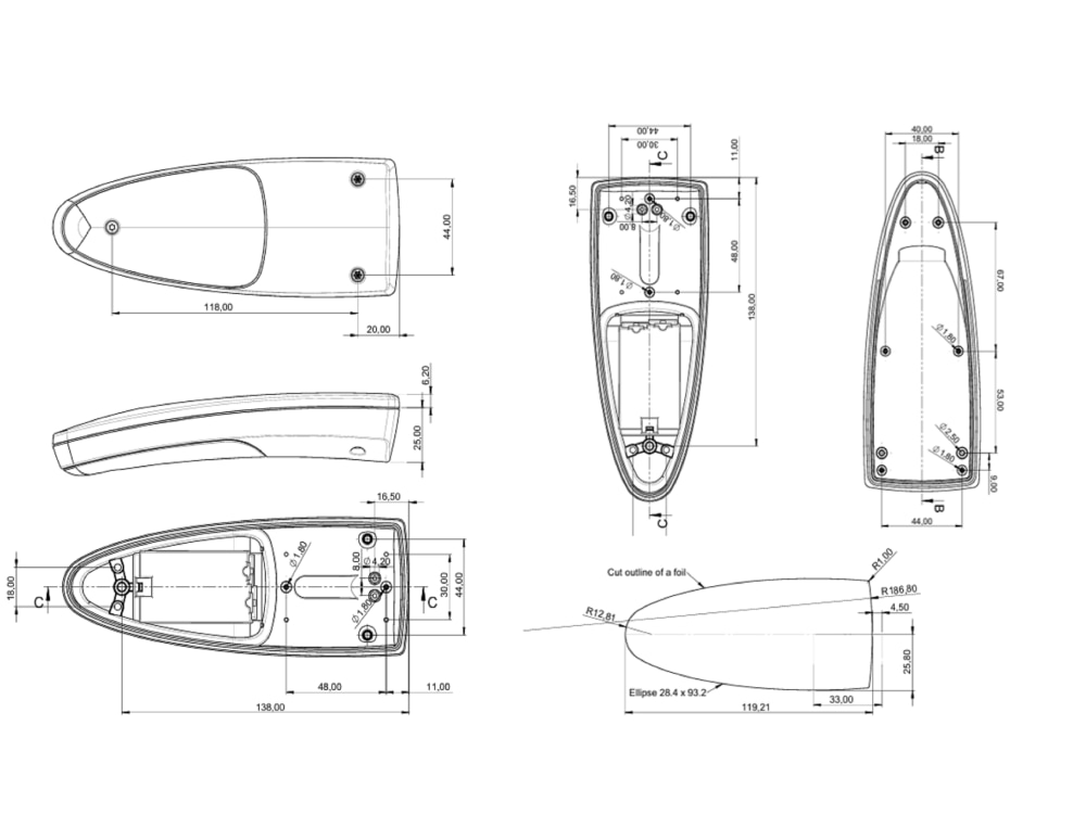Remote Control Enclosure For Plastic Molding and 3D Printing | Upwork