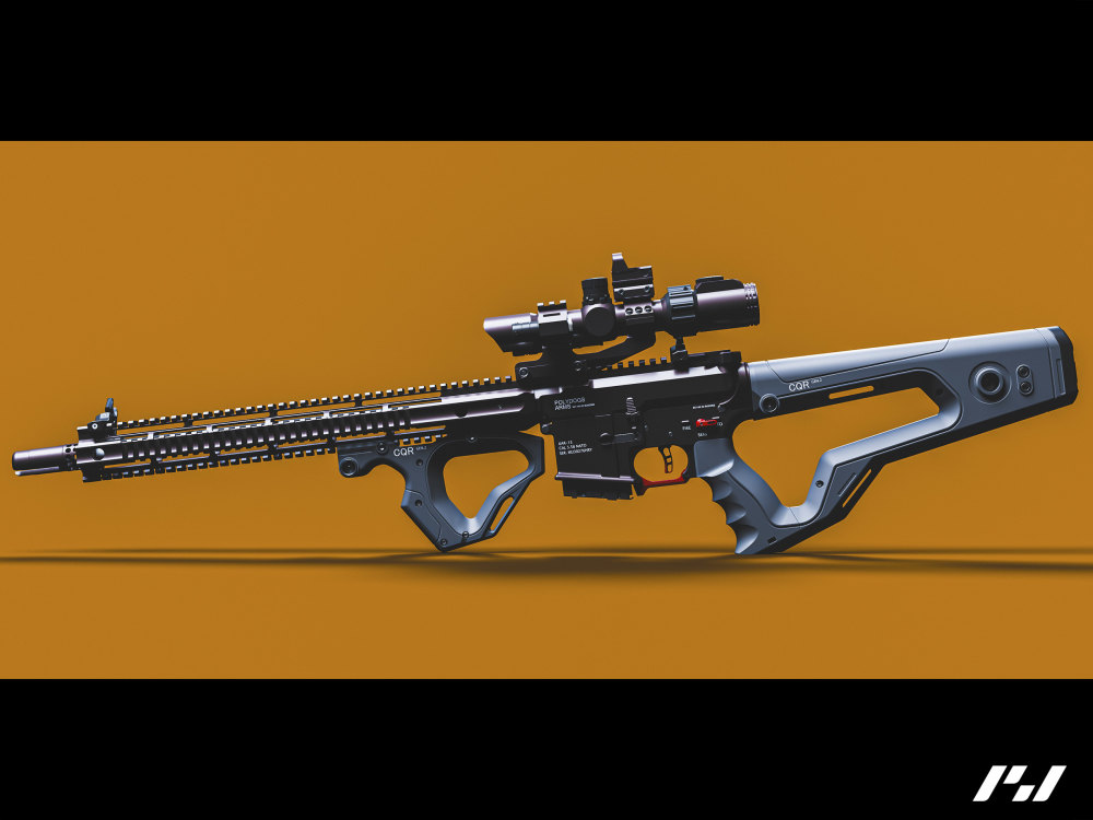 Hyperrealistic game-ready weapon 3D model | Upwork