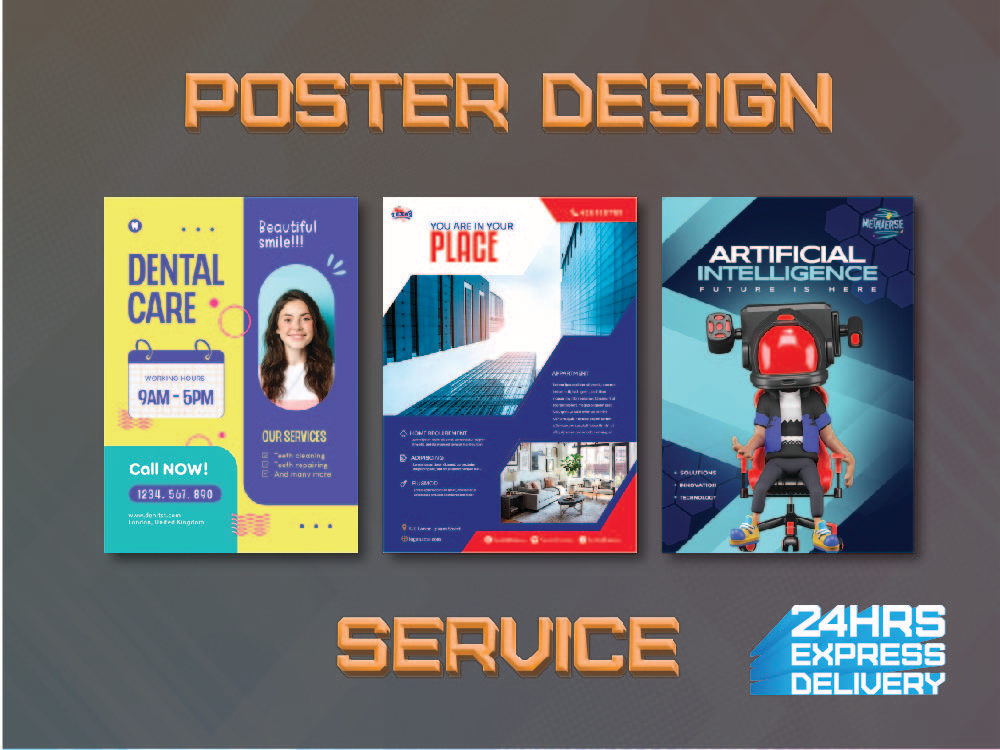 A futuristic and complex poster design | Upwork