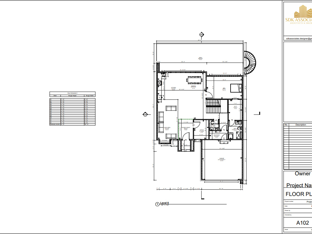 Floor plan, framing plan, complete set | Upwork