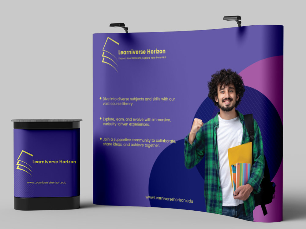 Design backdrop trade show booth or pop up banner | Upwork