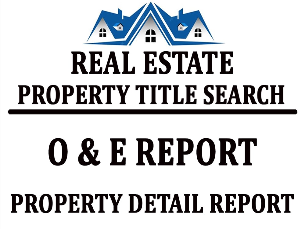 Property Title Search and Chain of Title Report | Upwork