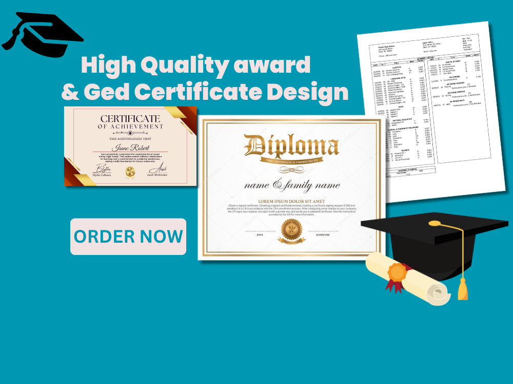 Certifiicate design, awards certificate, certificate of recognition ...