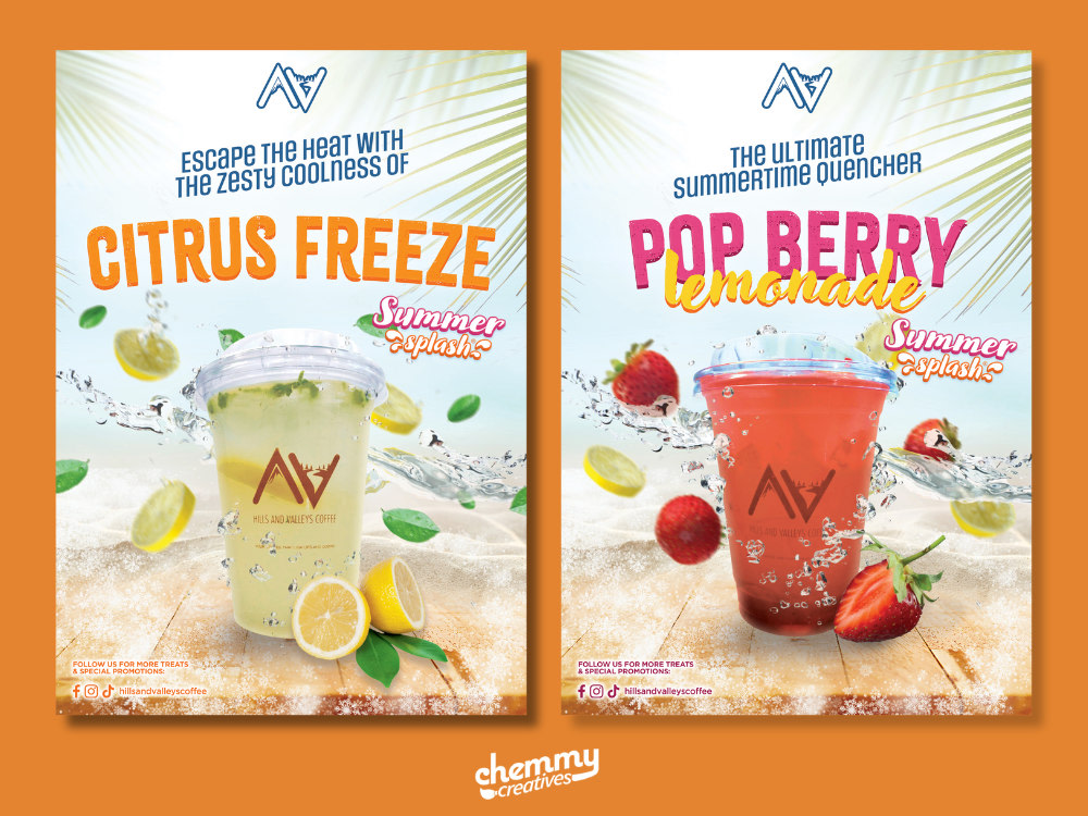 An Enticing Food/Beverage Poster Design | Upwork
