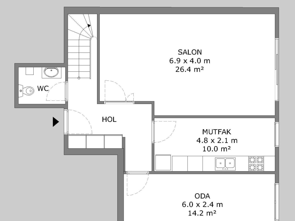 An architectural plan conforming to IBC International Building Code ...