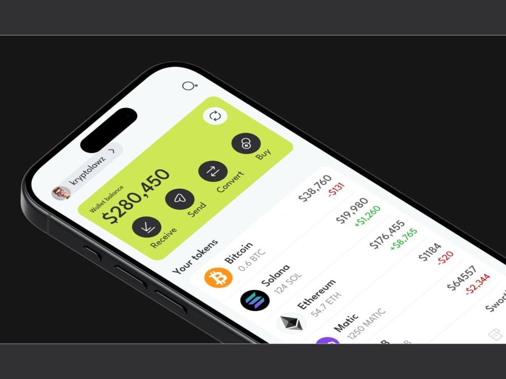 Custom Crypto Wallet Mobile App UI/UX Design | Upwork