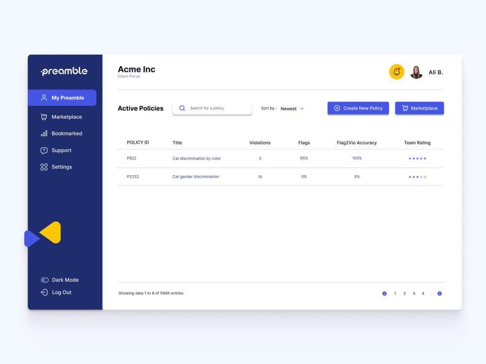 A responsive, user-friendly web app UI/UX design. | Upwork