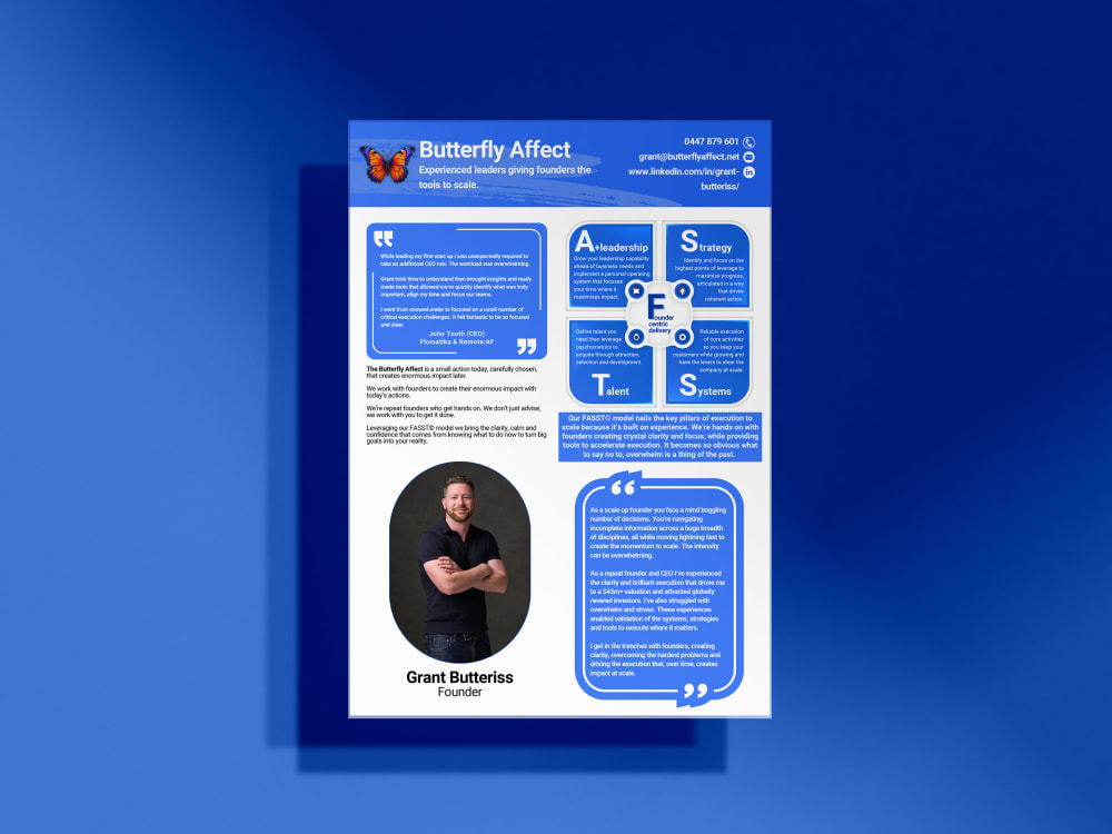 A flyer, bifold, trifold, brochure, or poster design | Upwork