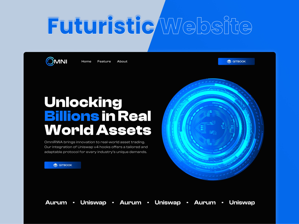 Futuristic Web3 website on Figma | NFT Marketplace | Figma Expert | Token | Upwork