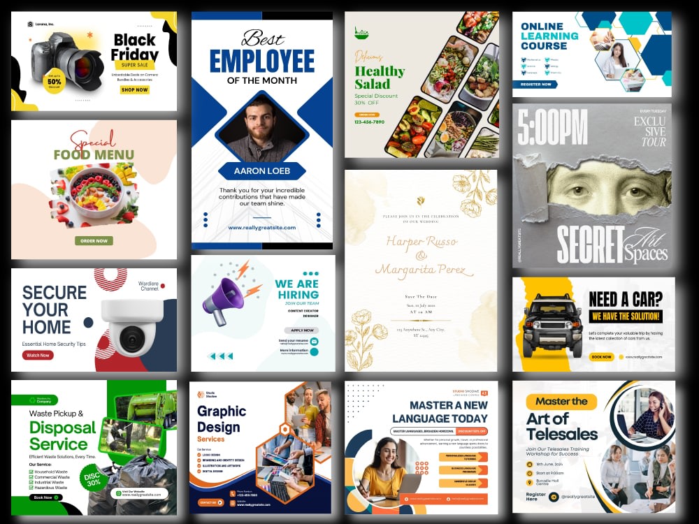 Custom Canva Design for Social Media Post, Banner, Instagram & LinkedIn Ads | Upwork