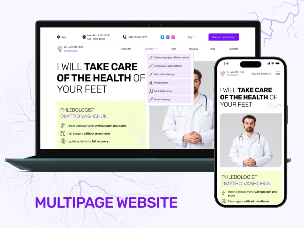 Responsive Landing Page Design | Website UI UX Design | Wireframes | Figma | Upwork