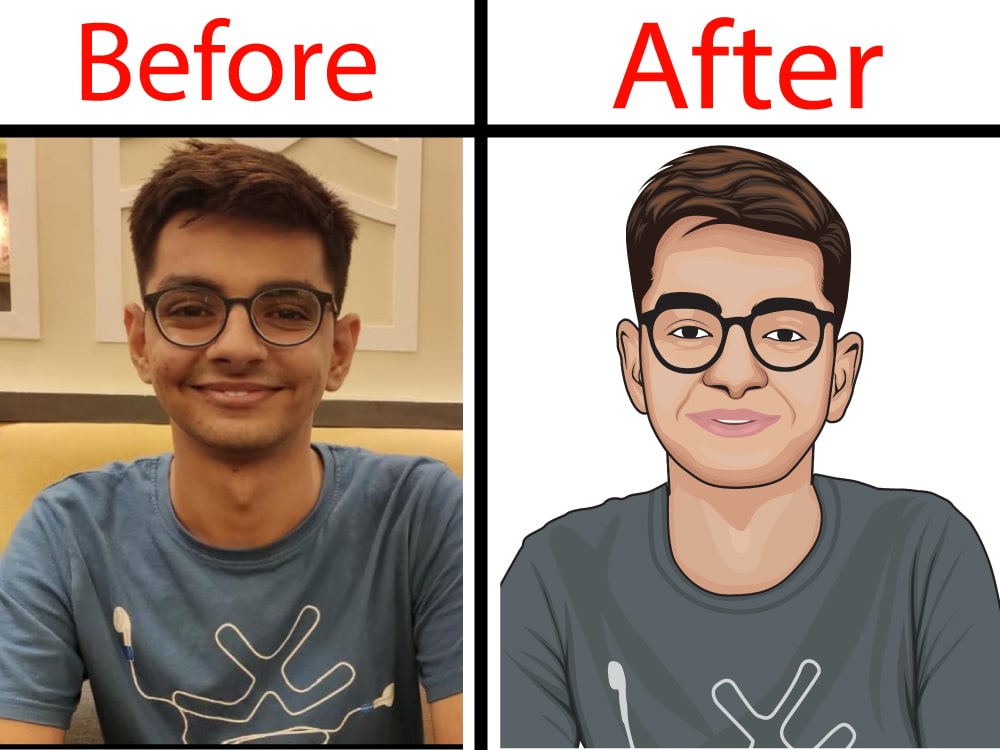 Custom Cartoon Portraits and Vector Avatars from Your Photo | Upwork